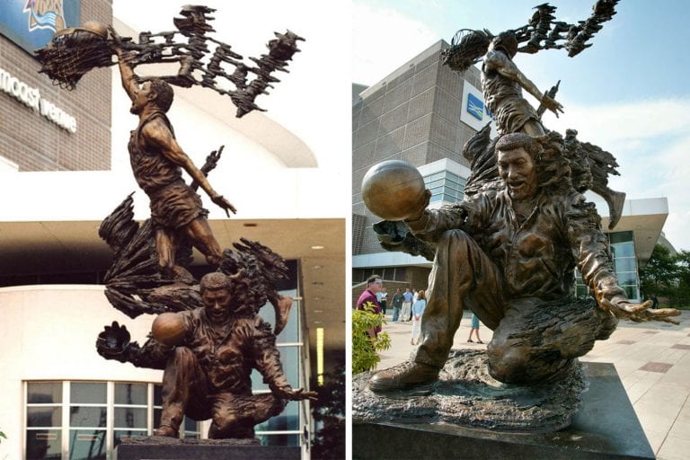 A Huge Honour: Some of the Best Statues of NBA Players — We Are Basket